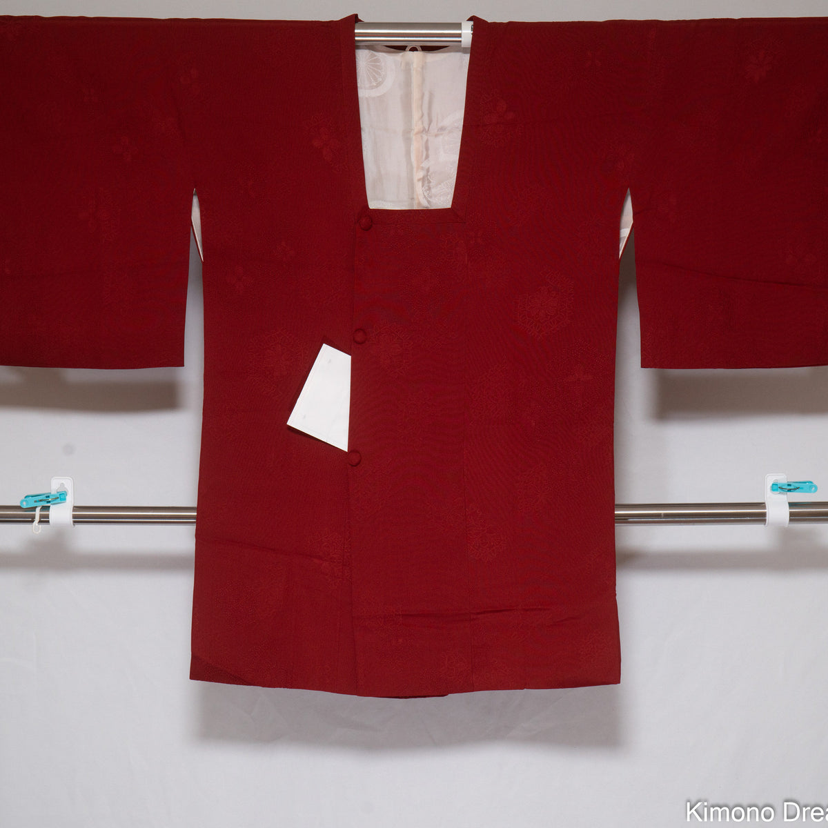 Women's High Quality Silk Michiyuki with Pocket - Floral Patterns Weav ...