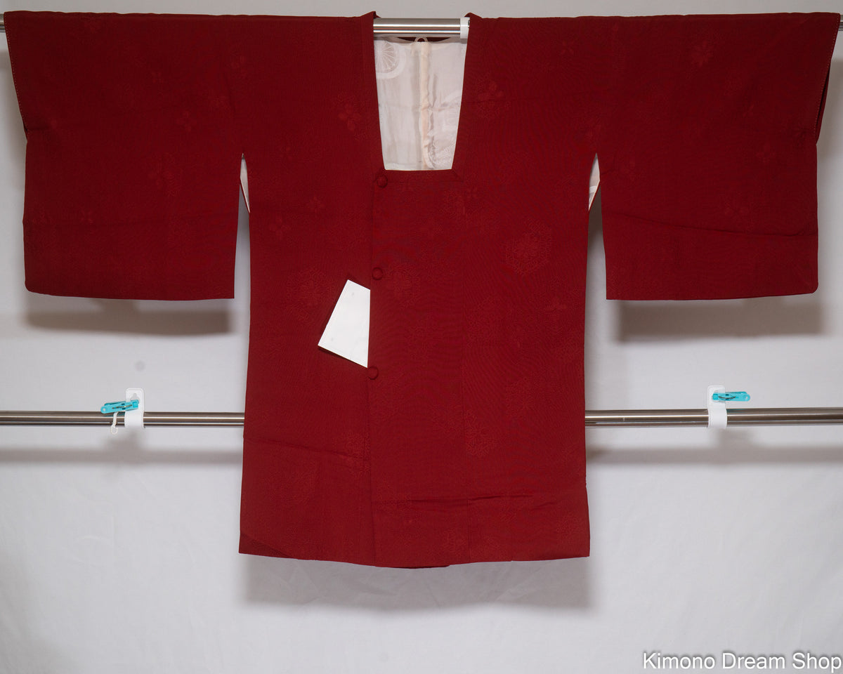Women's High Quality Silk Michiyuki with Pocket - Floral Patterns Weav ...